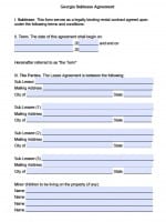 Free Georgia Rental Lease Agreement Templates | PDF | Word